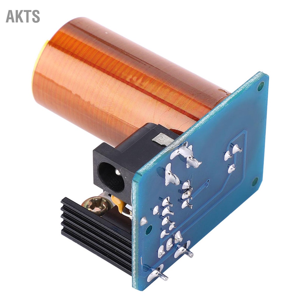 AKTS มินิเทสลาคอยล์รีโมท LED จุดประกายโมดูลชุดอิเล็กทรอนิกส์ DIY ชุด ...