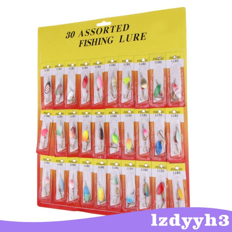 [Lzdyyh3] เหยื่อตกปลา ประดับเลื่อม พร้อมตะขอสเตนเลส 30 ชิ้น ต่อแพ็ก | Shopee Thailand