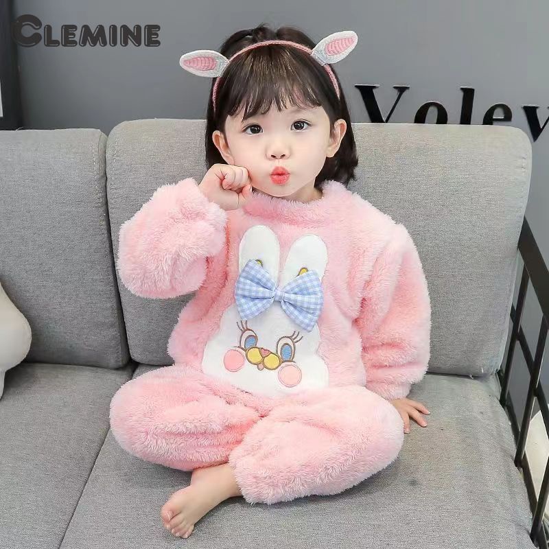 Clemine ชุดนอนแขนยาว แบบหนา สําหรับเด็ก | Shopee Thailand