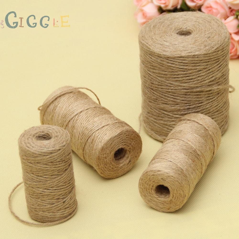 Soft and Eco friendly Jute Rope Burlap Ribbon for Gift Wrapping 50 ...