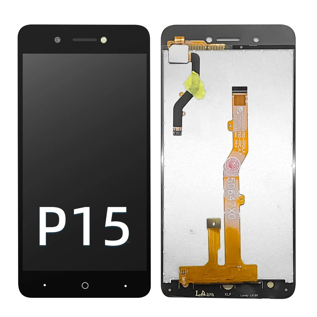 หน้าจอแสดงผล LCD สําหรับ itel P15 และชุดประกอบดิจิทัล เซนเซอร์สัมผัส ...