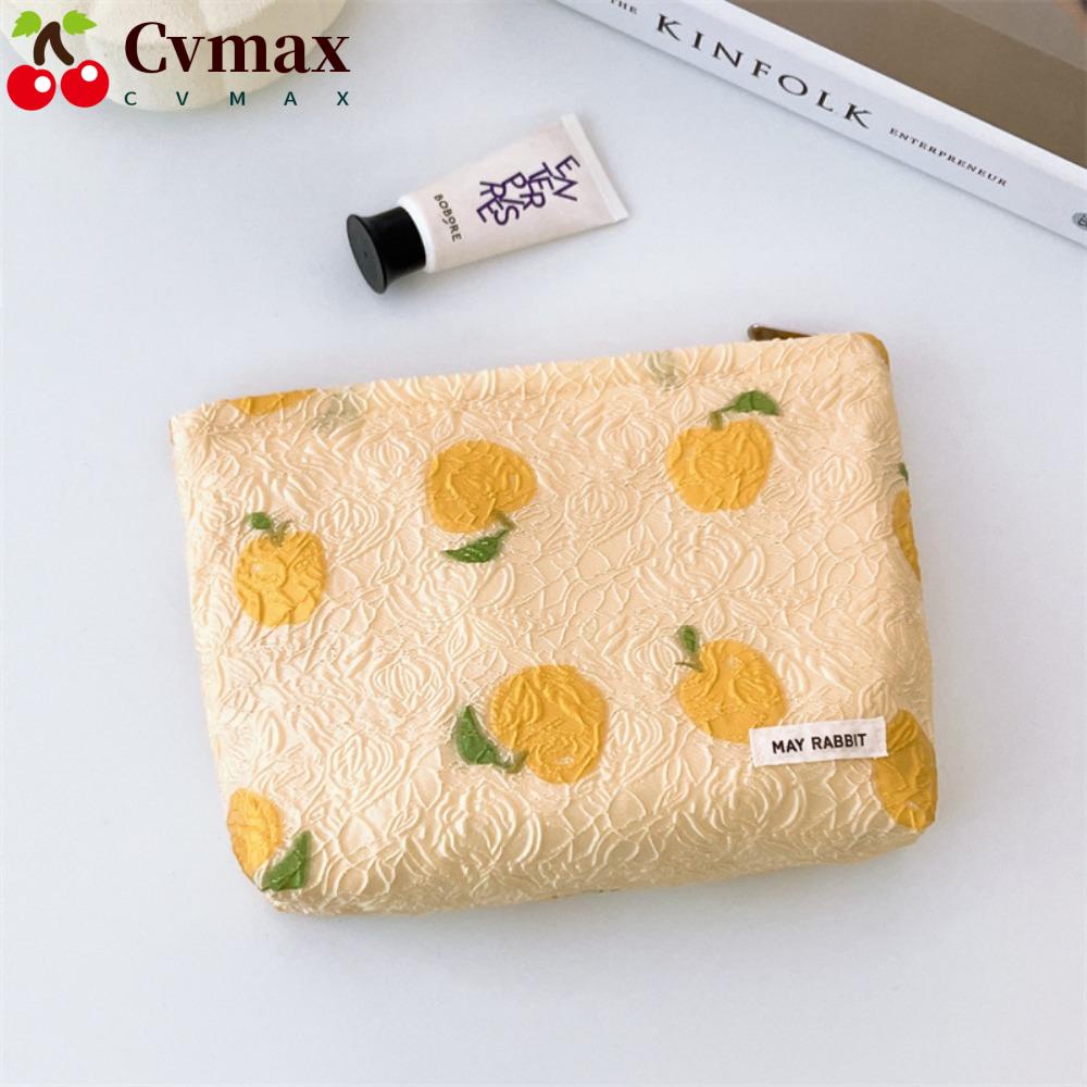 Cvmax กระเป๋าเครื่องสําอาง ผ้าแคนวาส แบบมือถือ หลากสีสัน | Shopee Thailand