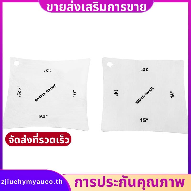 2 ชิ้นกีตาร์ Fingerboard Fretboard Saddle Nut Radius Gauge วัด ...