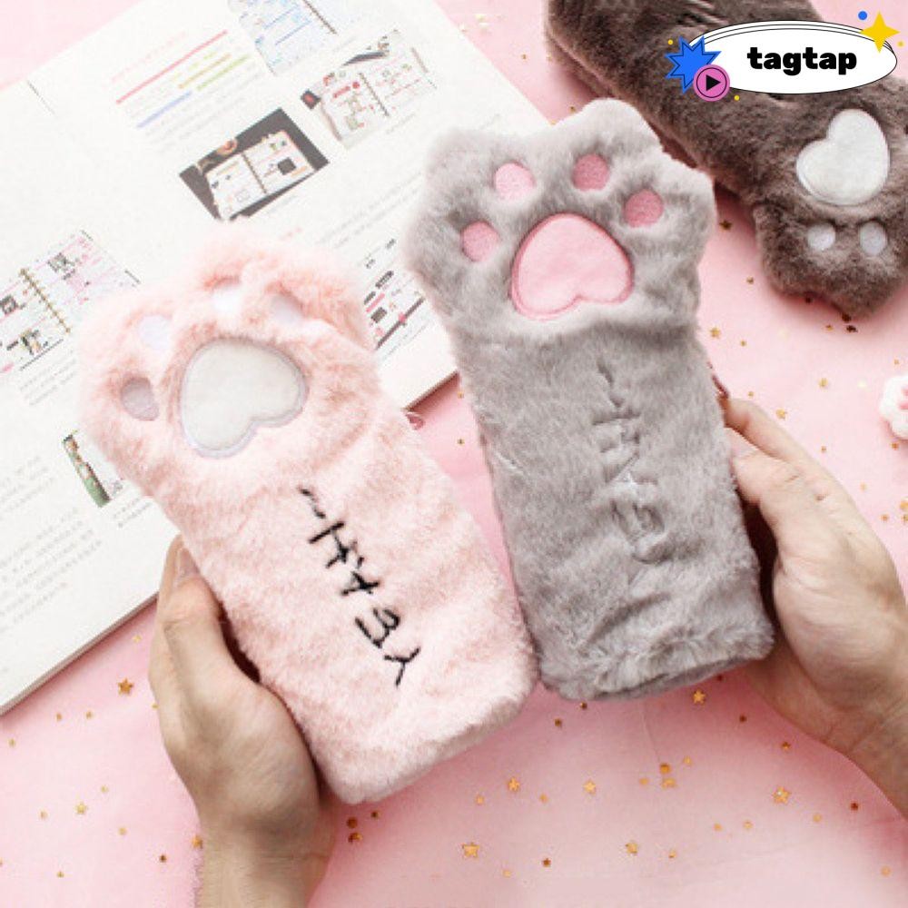 Tagtap กระเป๋าเครื่องเขียน Creative ความจุขนาดใหญ่ Cat Claw Pen Storage | Shopee Thailand