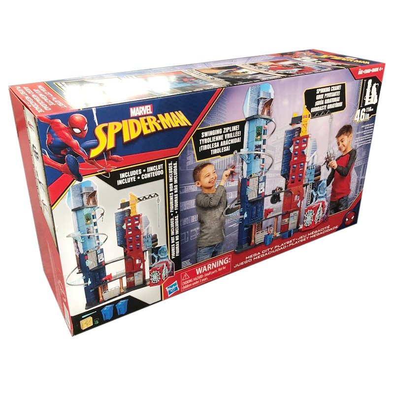Spot Hasbro Marvel Spider-Man giant city luxury scene combination ...