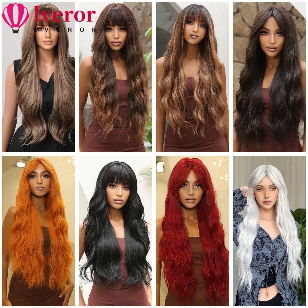 Lveror วิกผมหยิกธรรมชาติ ทนความร้อน 28 นิ้ว | Shopee Thailand