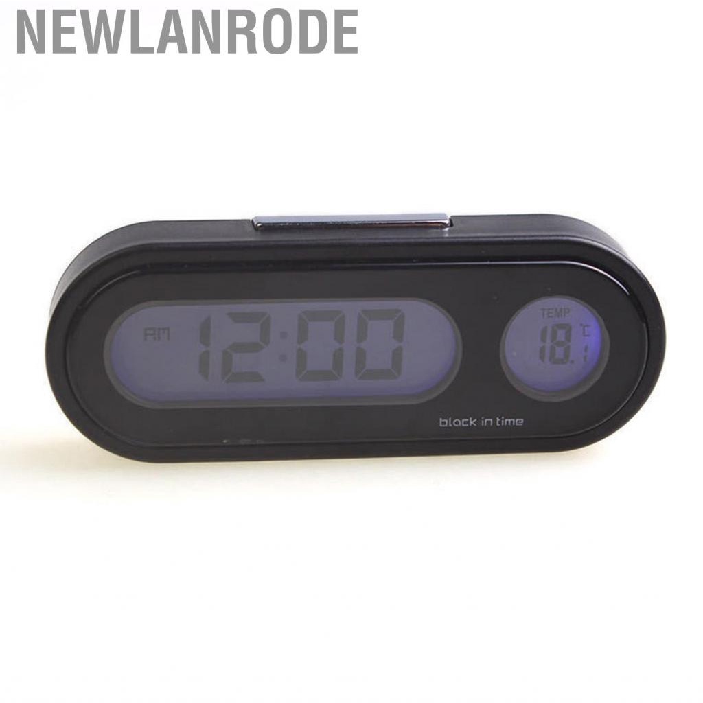Newlanrode Car Dash Clocks 2 in 1 Luminous LCD Electronic Clock Easy To ...