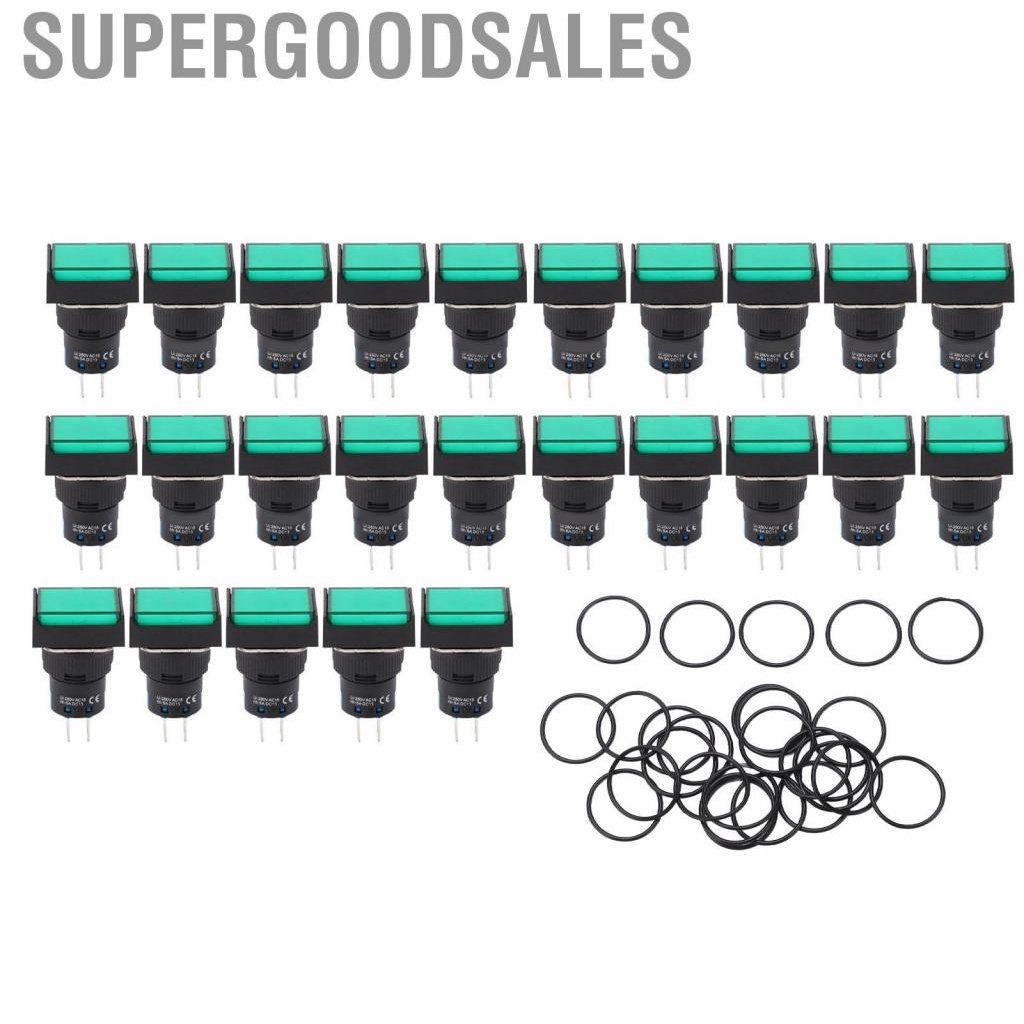 Supergoodsales Push Button Switch Momentary Rectangular Light ...
