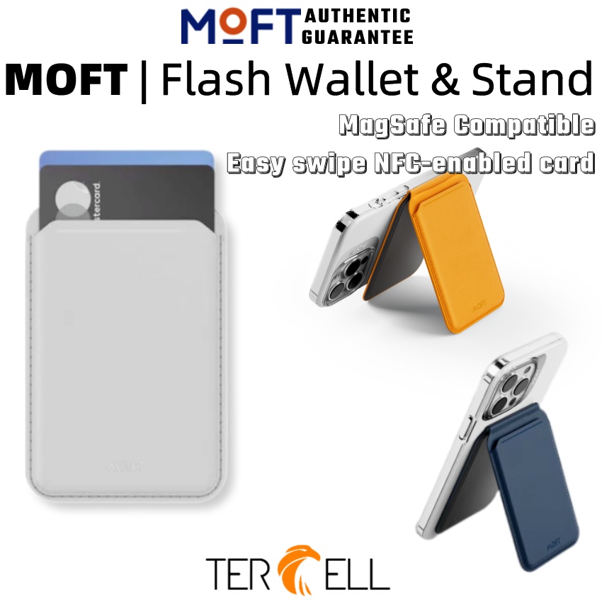 Moft Flash Wallet & ที ่ วางโทรศัพท ์ , กระเป ๋ าสตางค ์ แม ่ เหล ็ กหนัง , ที ่ ใส ่ บัตรกระเป ...