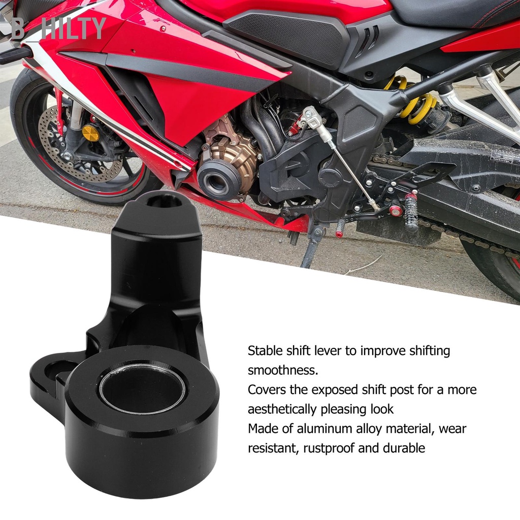 B_HILTY รถจักรยานยนต์เกียร์ Shift Shifter Stabilizer ผู้ถืออลูมิเนียม ...