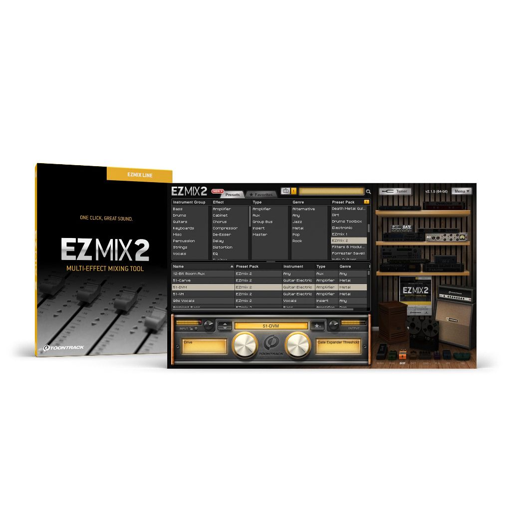 Toontrack – EZmix 2.1.5 + Expansion (Windows) | Shopee Thailand