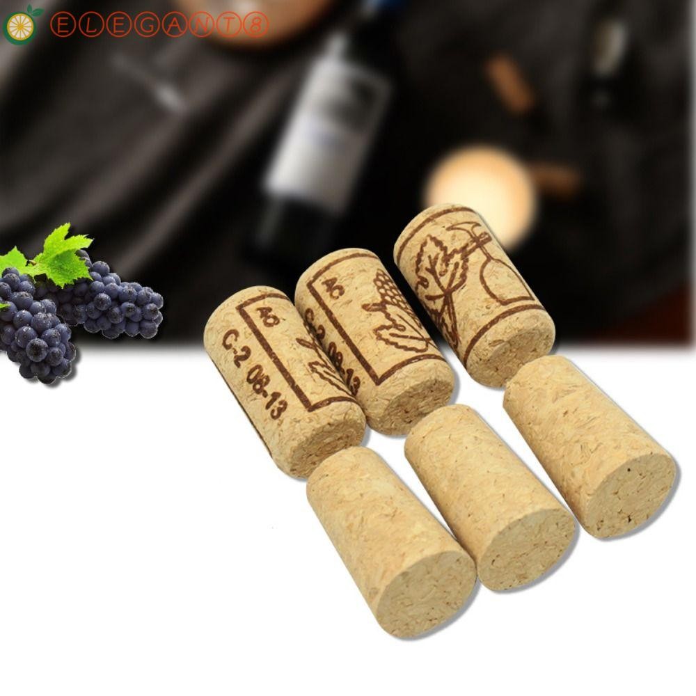 Aelegant 10 ชิ้นไม้ไวน์ Corks Stopper, Reusable 22 มม.ขวด Corks, ชุด ...