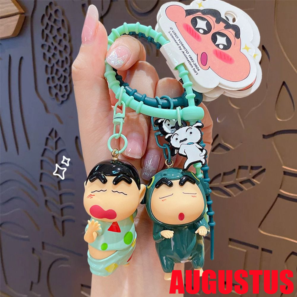 Augustus Anime Figures Key Chain, พวงกุญแจจี้รถ Crayon Shin-Chan พวง ...
