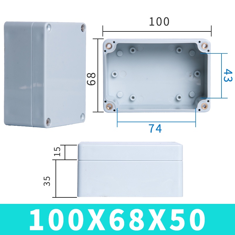 F-type ABS new material waterproof box Plastic terminal box Ip67 ...