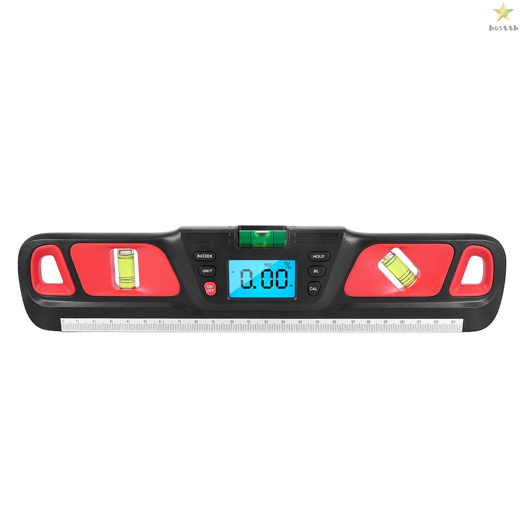 Hsjj HW-200 ไม้บรรทัดดิจิทัล วัดระดับ ไม้บรรทัดวัดมุม อเนกประสงค์ จอ ...