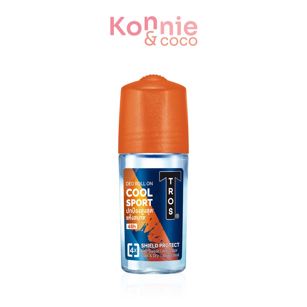 TROS Cool Sport Deo Roll On 45ml ทรอส คูล สปอร์ต ดีโอ โรลออน สูตรเย็นสดชื่น. | Shopee Thailand