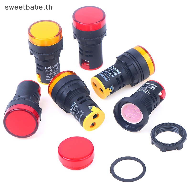 Sebabe อุปกรณ์แจ้งเตือน เสียงไม่ต่อเนื่อง และไฟแฟลช ED16-22SM 22 มม. ...