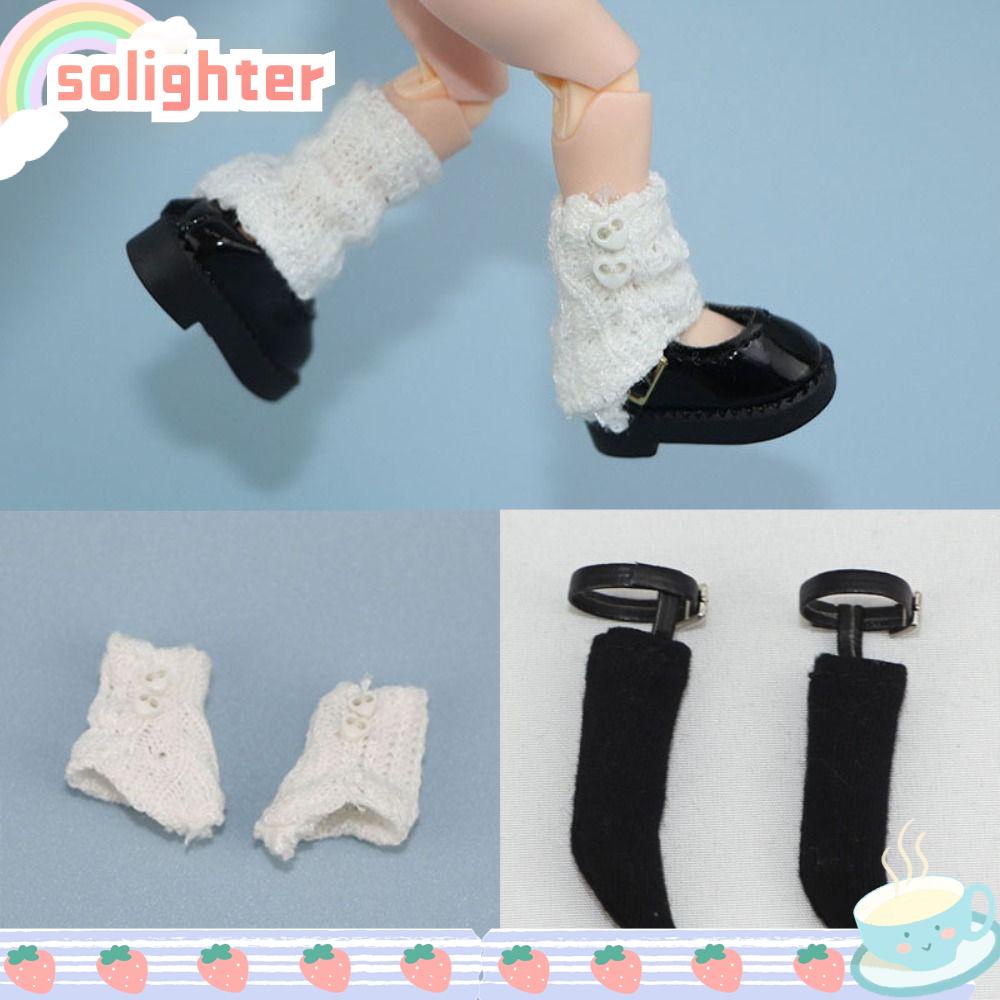 Solighter ถุงเท้าตุ๊กตา 2 แบบ 1/11 1/12 BJD OB11 DIY อุปกรณ์เสริม สําหรับตุ๊กตา | Shopee Thailand