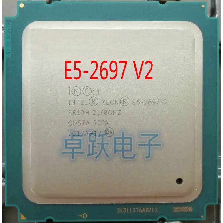 โปรเซสเซอร์ CPU Intel xeon E5-2697V2 2.7GHz 30M QPI 8GT/s LGA 2011 ...