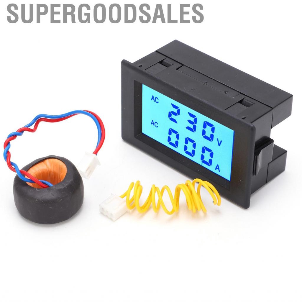 Supergoodsales QH4835A LCD Dual Display Current Voltage Meter ...
