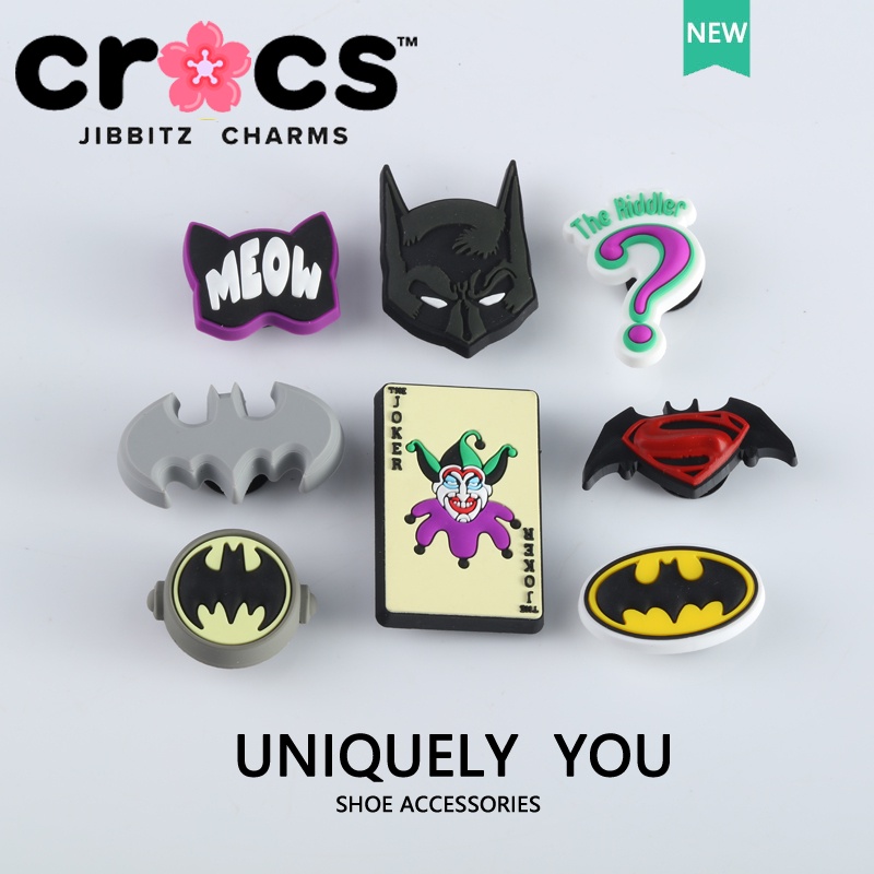JIBBITZ Crocs charms ตัวติดรองเท้า Batman Joker ตัวติดรองเท้า Crocs ...
