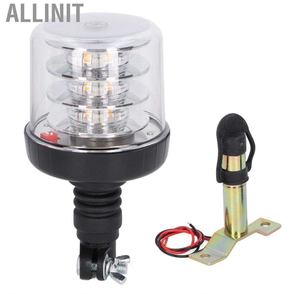 Allinit LED Rotating Light 54W 360°Rotation Emergency Warning Beacon DC ...