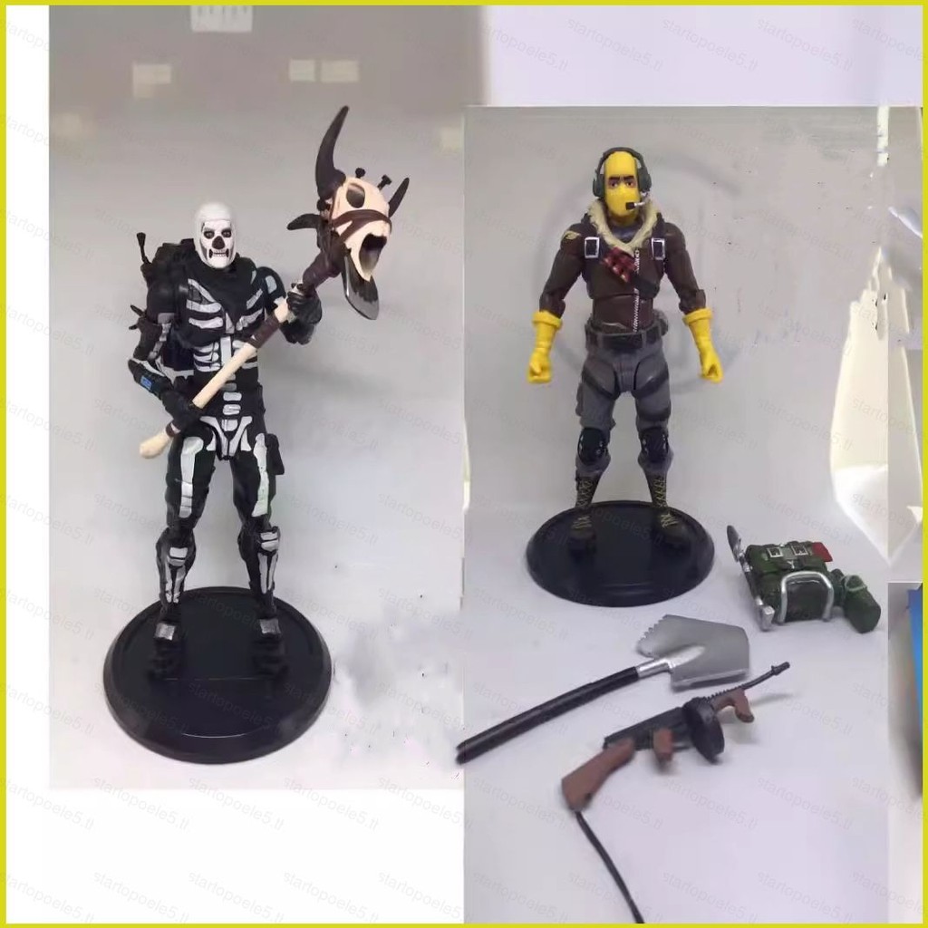 Sta5 Fortnite Action Figure Skull Trooper และ raptor ตุ๊กตาโมเดลของเล่น ...