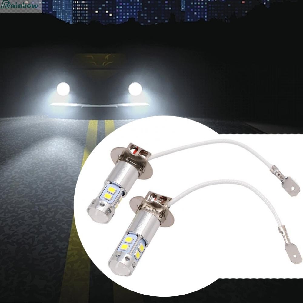 H3 หลอดไฟ LED ไฟวิ่งกลางวันหมอกไฟขับรถ DC 12V /24V ไฟตัดหมอก | Shopee Thailand