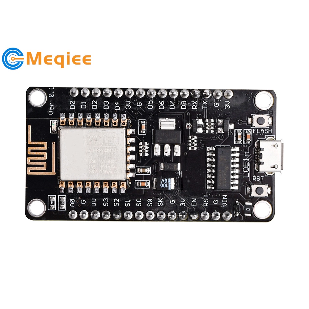 Esp8266 โมดูลบอร์ดทดลองไร้สาย Serial CH340 NodeMcu ESP-12E V3 Lua WiFi Micro USB Port | Shopee ...