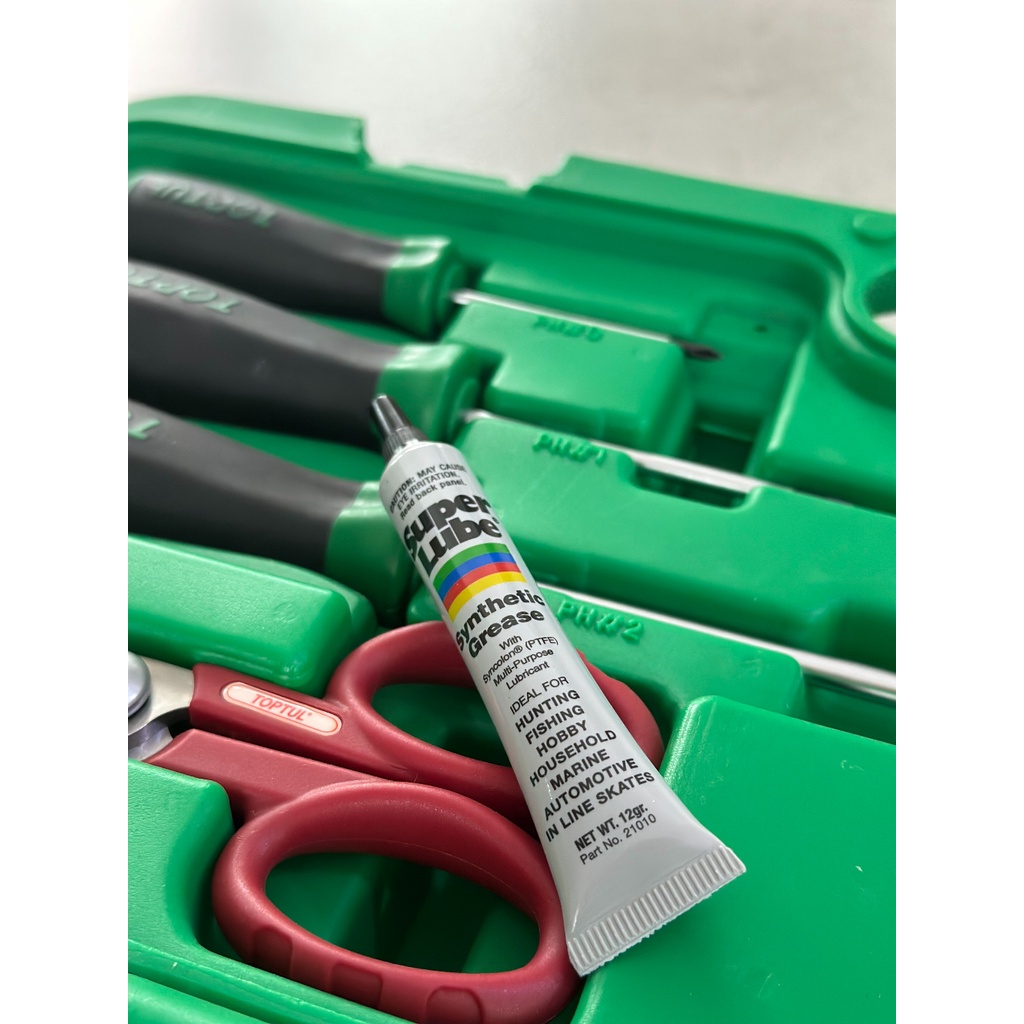 (ไม่มีแพ็คเก็จ) SUPER LUBE 21010 Synthetic Grease Multi-purpose จารบี ...
