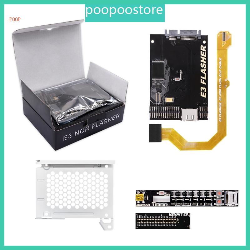 Poop E3 Nor Flasher E3 ชุดเครื่องมืออัพเกรด รวมสายเคเบิลอ่อน สําหรับ ...