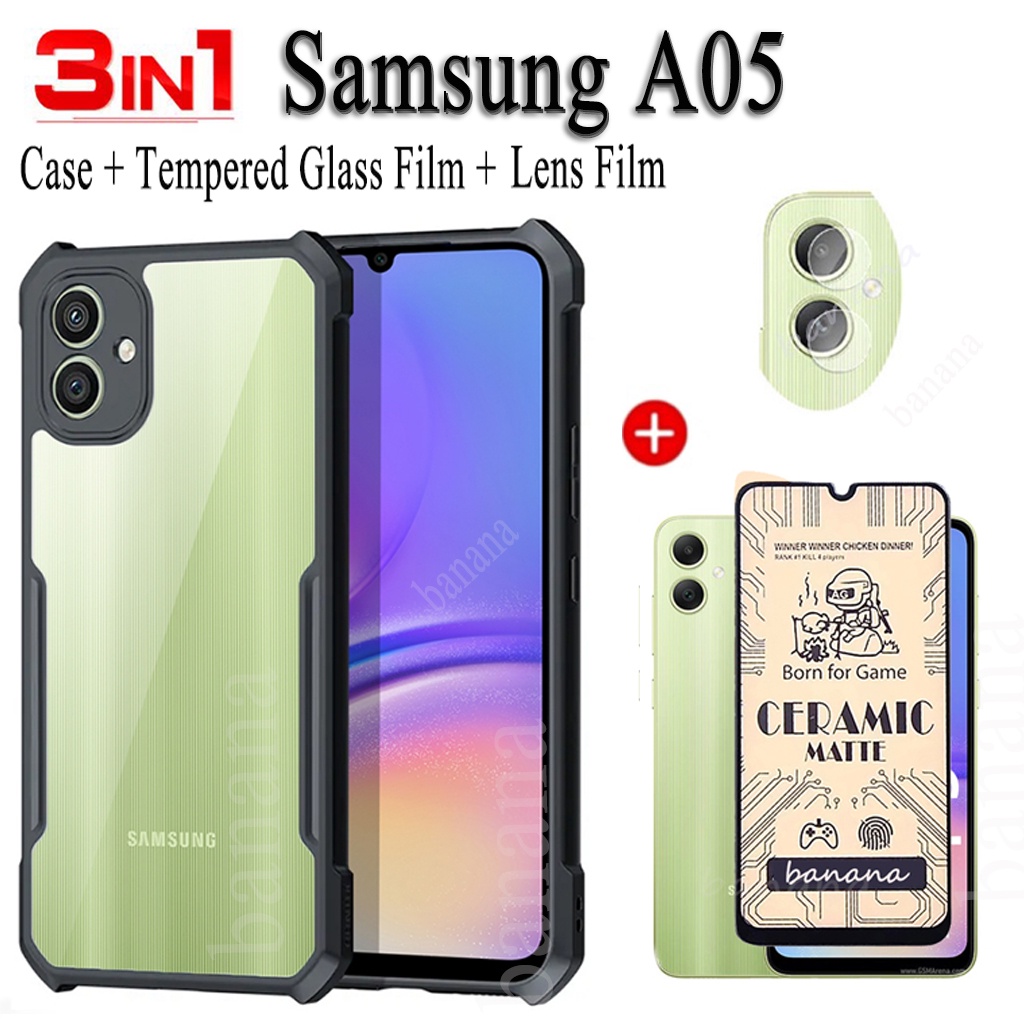 Samsung Galaxy A05 A05s A04s A04e A14 A13 เคสกันกระแทก และกระจกนิรภัย ...
