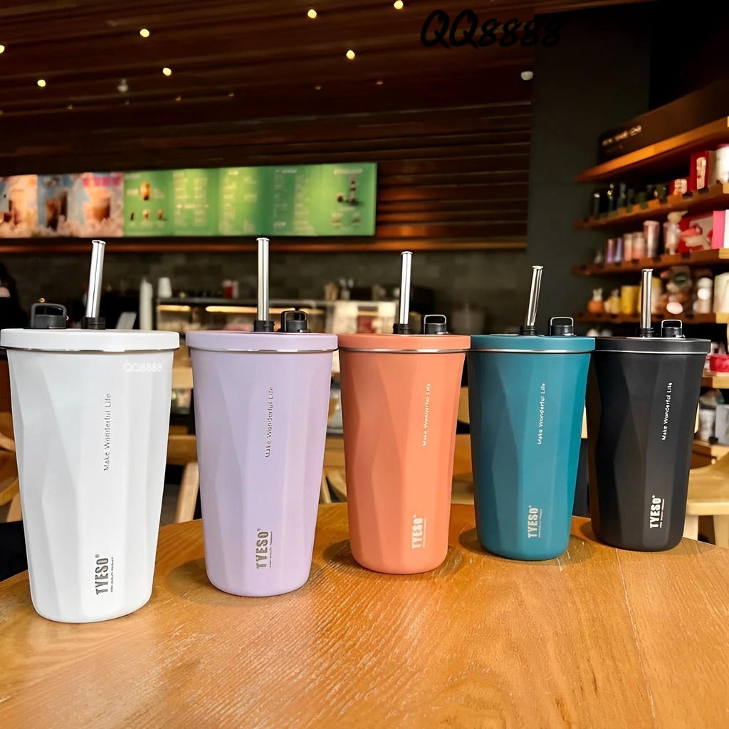 TYESO สูญญากาศสแตนเลส 304 ถ้วยความร้อน ความจุ 600ml/20 ออนซ์ | Shopee Thailand