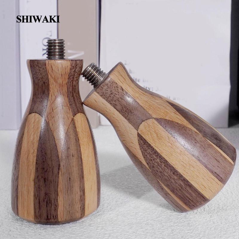 [Shiwaki] เครื่องชงกาแฟ ด้ามจับไม้เนื้อแข็ง ใช้ซ้ําได้ แบบมืออาชีพ ...