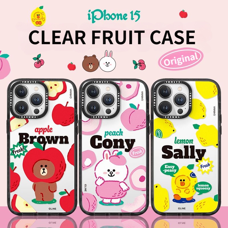 Garmma ของแท้ เคสโทรศัพท์มือถือแบบใส กันกระแทก ลายการ์ตูน CONY BROWN น่ารัก สีเหลือง สําหรับ ...