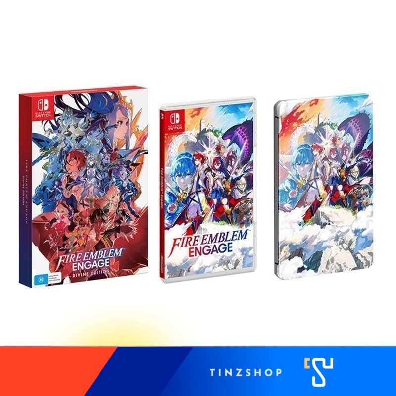 [New Arrival] [ชุดพิเศษ] Nintendo Switch Game Fire Emblem Engage/ Divine Edition (English)/ เกมน ...