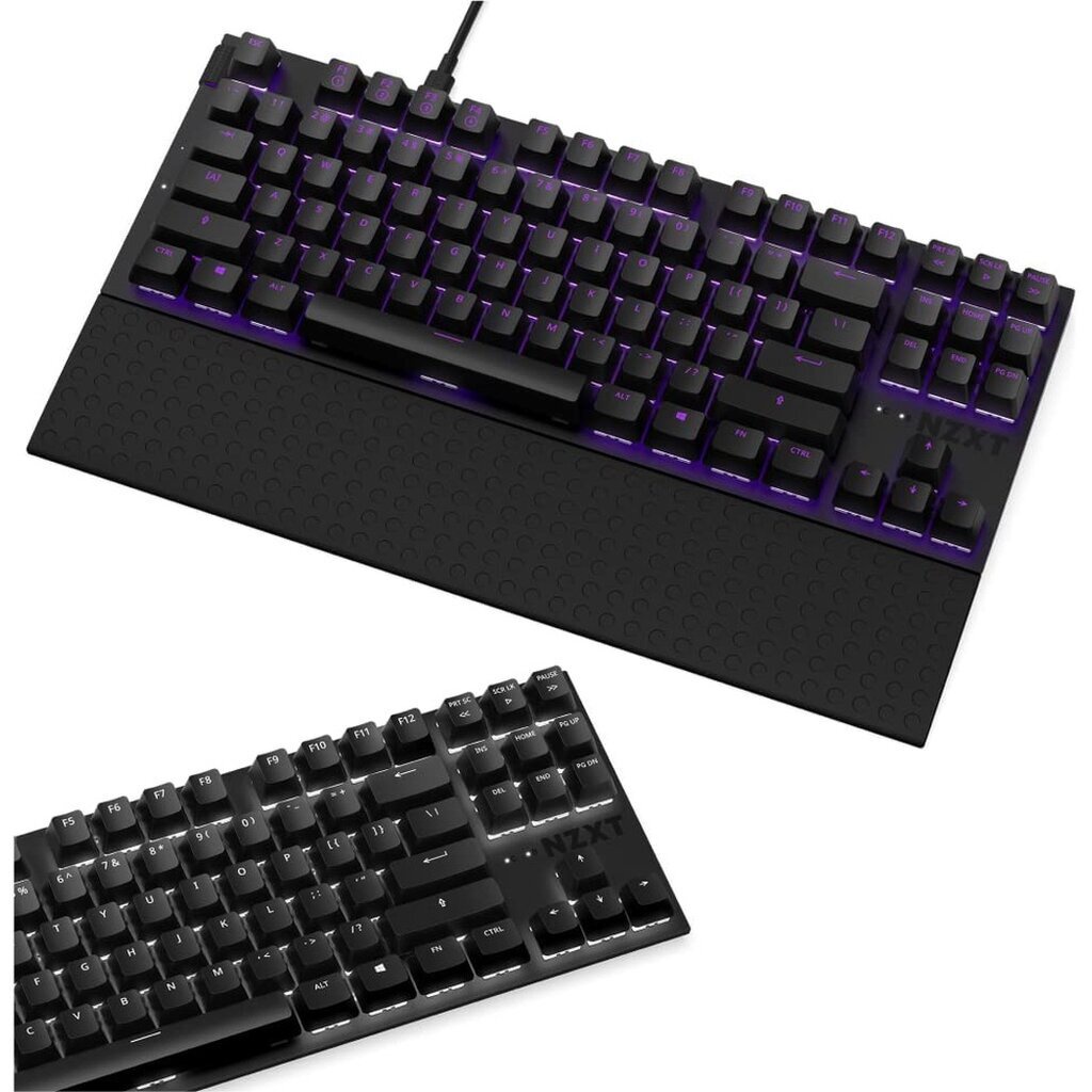 NZXT Function Tenkeyless US RGB Hot Swappable Mechanical Keyboard ...