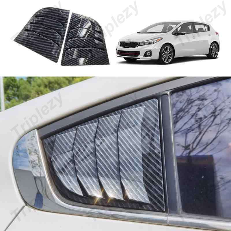 สติกเกอร์คาร์บอนไฟเบอร์ ABS ติดช่องระบายอากาศด้านหลังรถยนต์ สําหรับ Kia ... สติกเกอร์คาร์บอนไฟเบอร์ ABS ติดช่องระบายอากาศด้านหลังรถยนต์ สําหรับ Kia ...