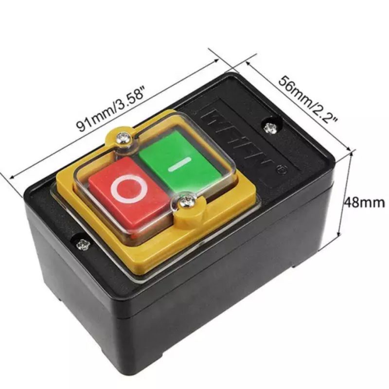 เทสต็อก KAO-5 ON/OFF Start STOP สวิตช์ปุ่มกดกันน้ำ10A AC 220-380V ส่งจาก กทม | Shopee Thailand