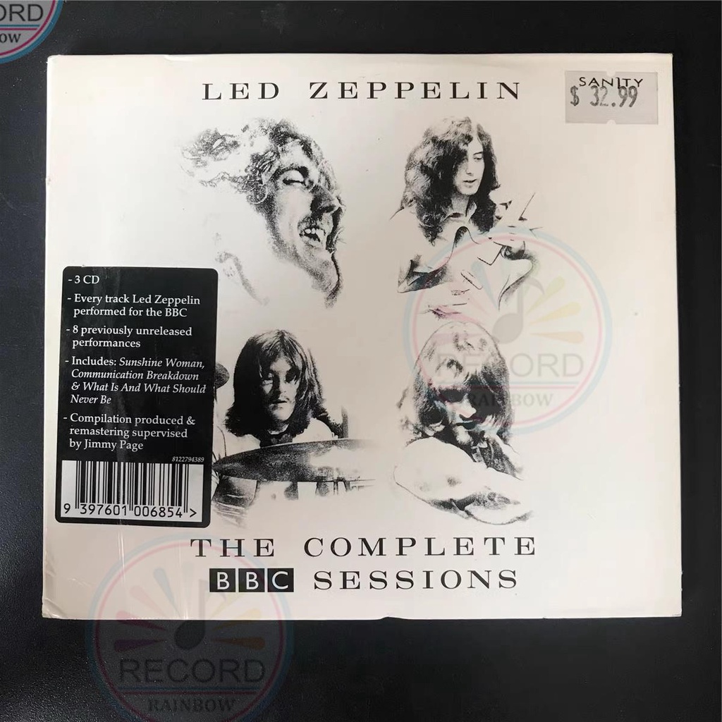 อัลบั้มซีดี Led Zeppelin The Complete BBC Sessions 3CD [Sealed ...