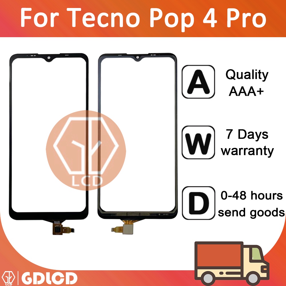 แผงเซนเซอร์ดิจิทัล หน้าจอสัมผัส สําหรับ Tecno BC3 Pop 4 Pro | Shopee ...