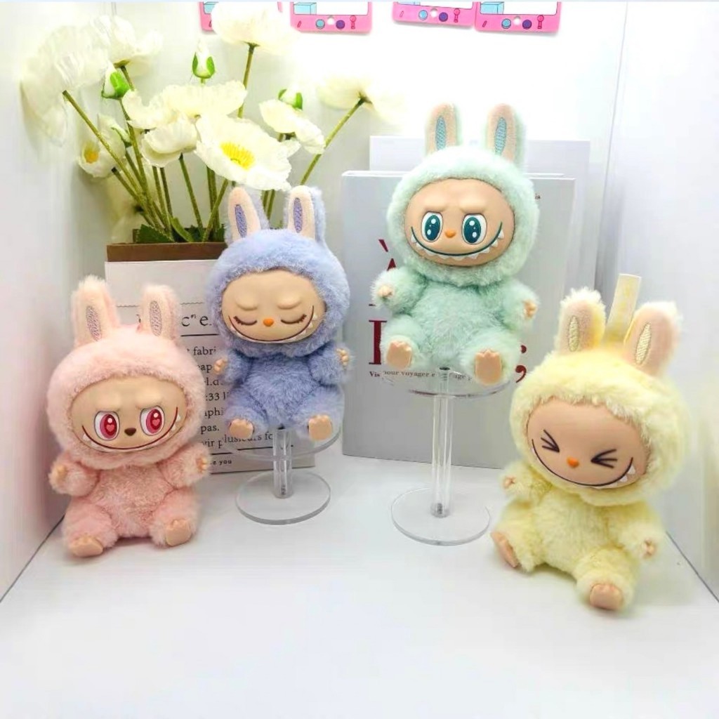 Labubu macaron v2 ยกบล๊อค 6 ตัว ไม่ซ้ำสี (งานเกรดเอ) กล่องจุ่ม ไม่แกะ ...