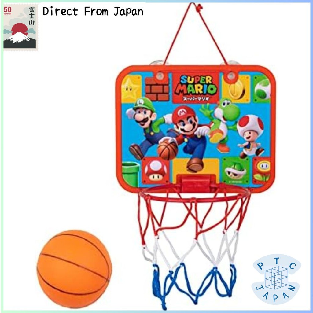【Direct from Japan】Maruka Super Mario Basketball Set ของเล่นกีฬาอายุ 3 ...