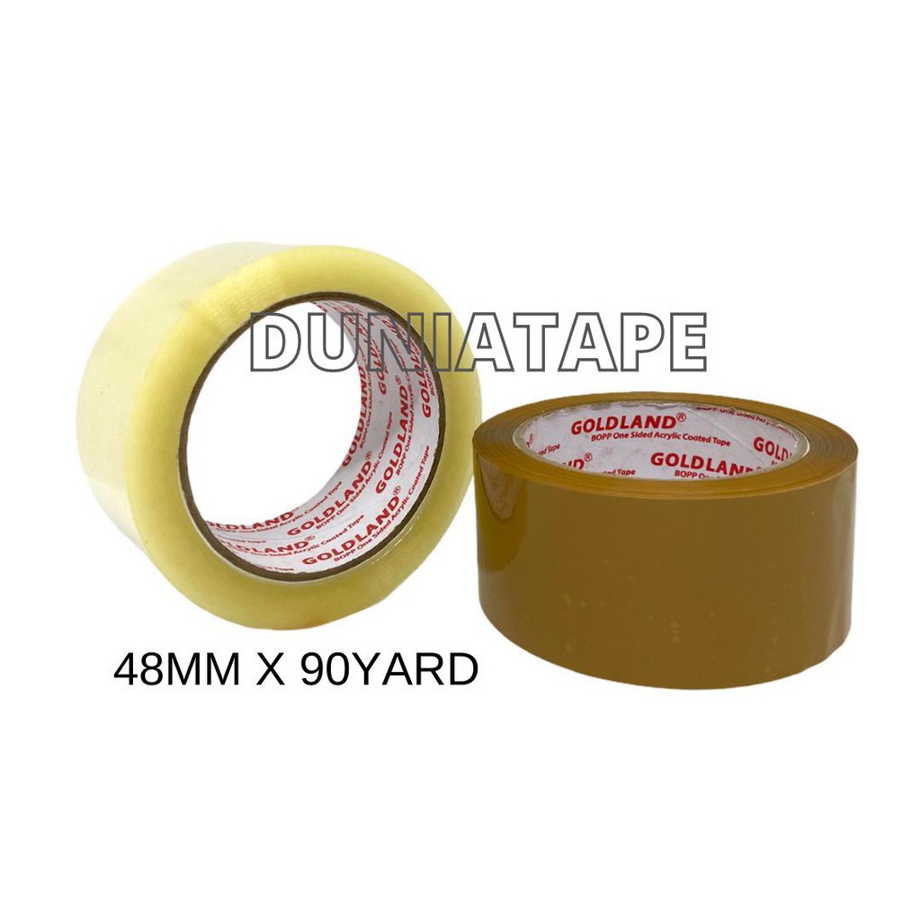 Dn TAPE duct TAPE 2 นิ้ว x 90 หลา น้ําตาลใส / เทปท่อไดมารุคุณภาพ ...