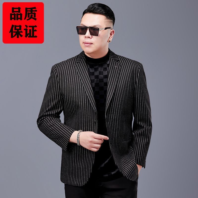 Oversized [XL-7XL] suit male middle-aged father wears 2023 new fashion ...
