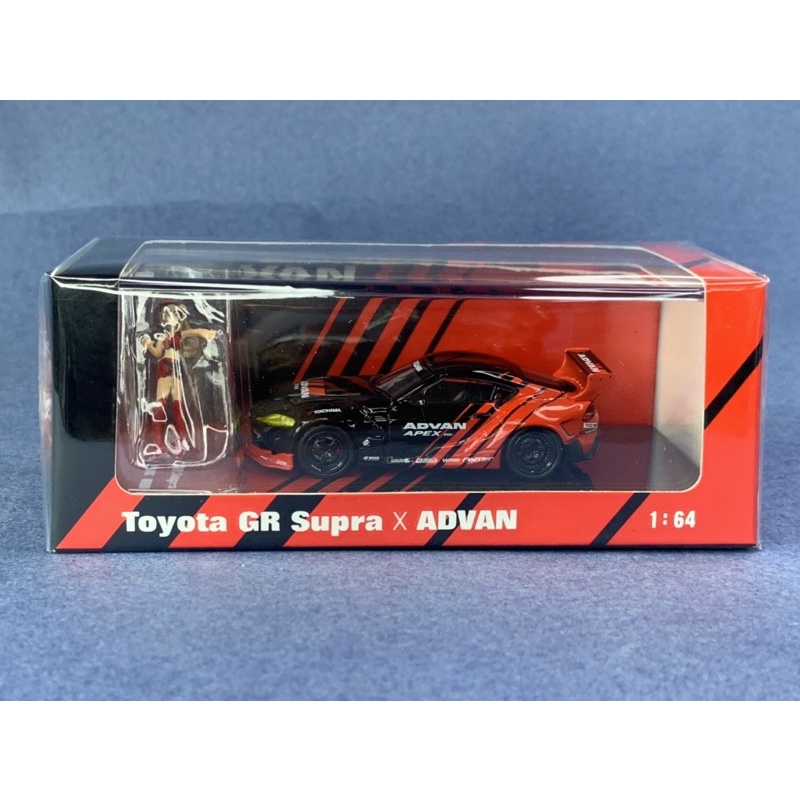 Toyota Pandem GR Supra Advan Livery With Race Queen Figure Scale 1:64 ...