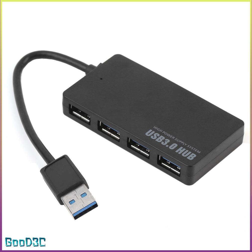 แบบพกพาคุณภาพดี Super Speed 4 พอร์ต USB 3.0 Hub Splitter Adapter [R/7 ...