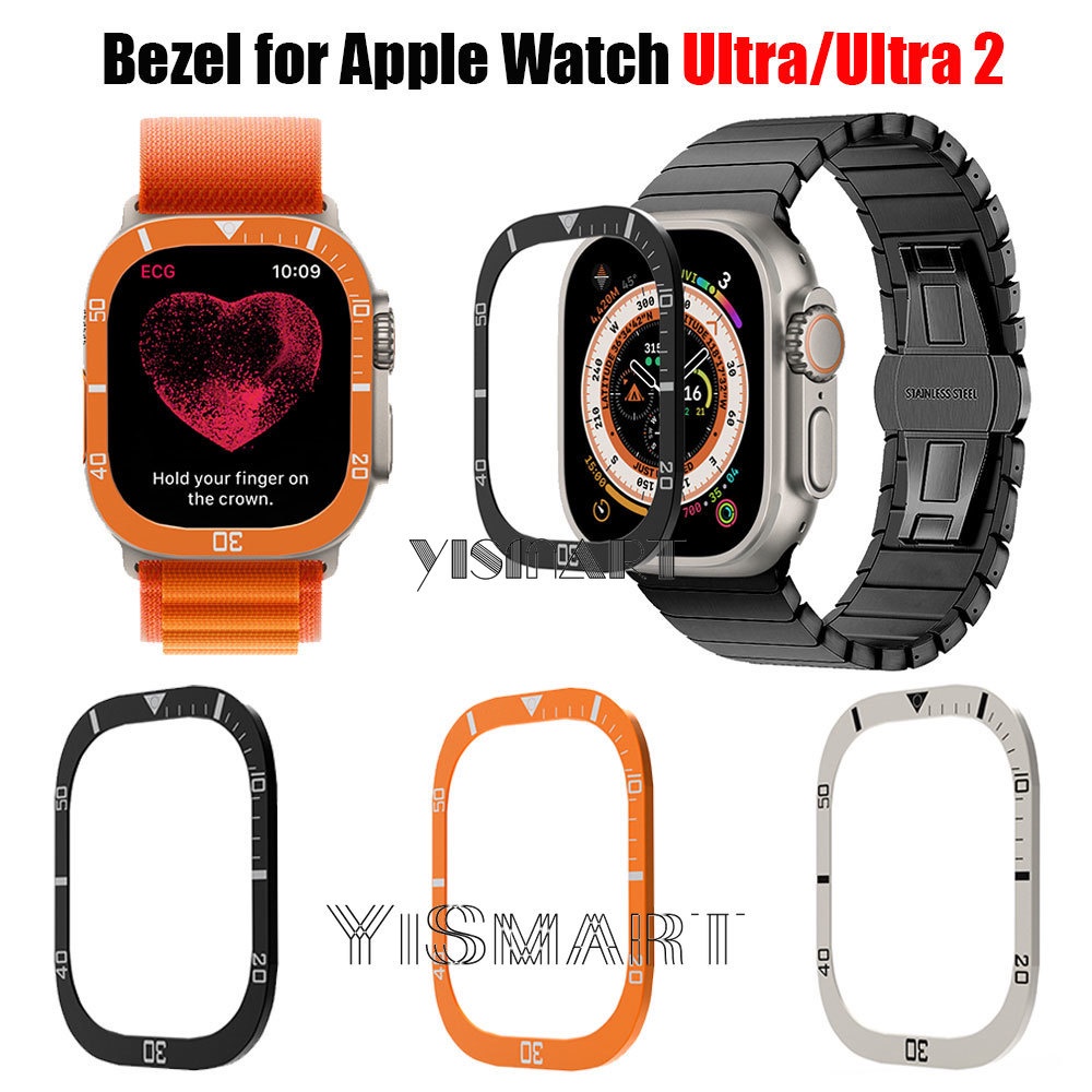 กรอบอลูมิเนียมอัลลอยด์ พร้อมแหวน สําหรับ Apple Watch Ultra 2 iWatch ...