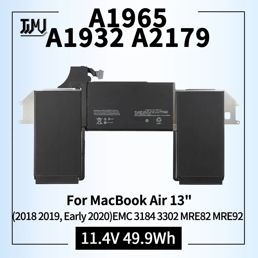 A1932 A2179 A1965 แบตเตอรี่ for MacBookAir 13" Retina (2018 2019, Early ...
