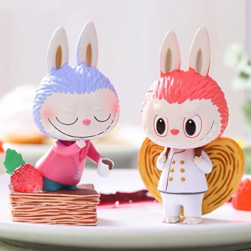 [ของแท้] Popmart Labubu Genie Dessert Series กล่องสุ่ม ตุ๊กตาตัด เทรนด์ ...
